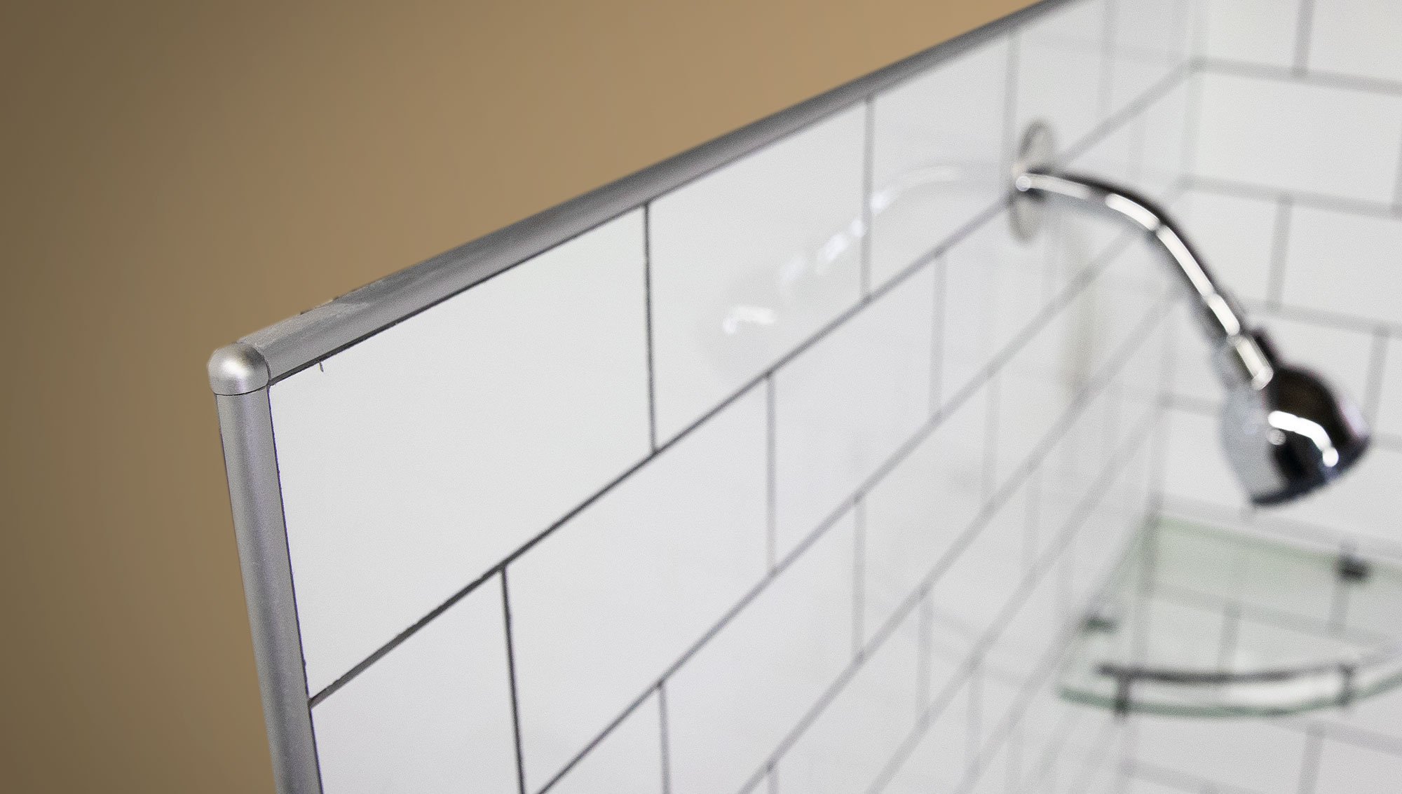 Six3Tile Shower & Backsplash Tile Edge Trim Options